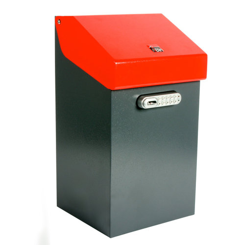 iBin Classic Parcel Delivery Box Red | Protective Cases